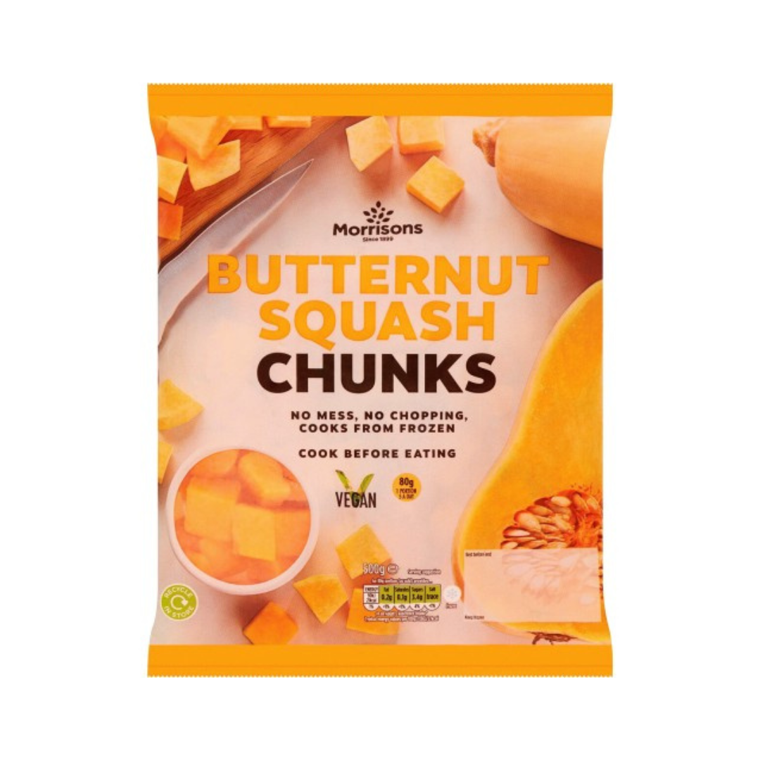 Morrisons Butternut Squash Chunks Vegetable 500g – Food Variety