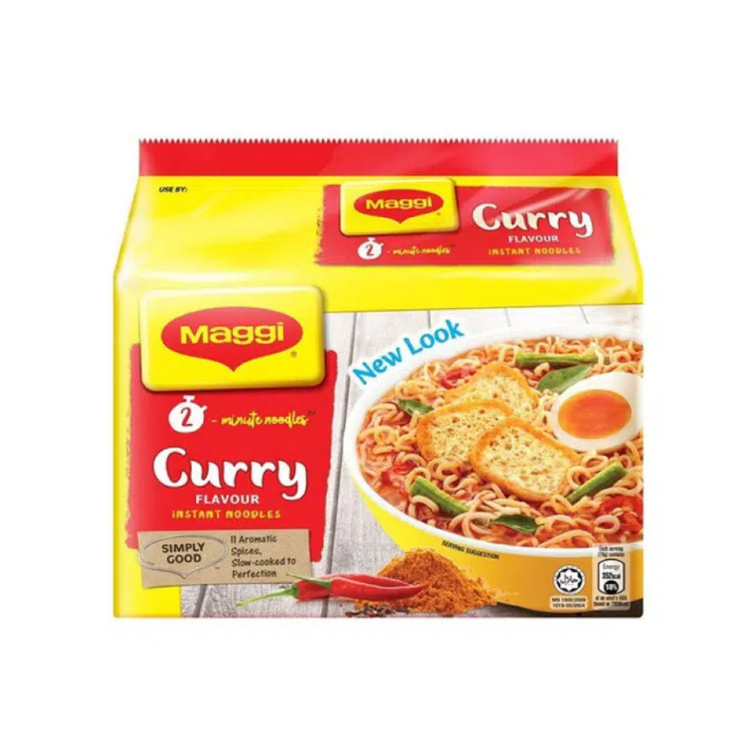 Maggi 2 Minute Curry Noodles Multipack 5 x 74g – Food Variety